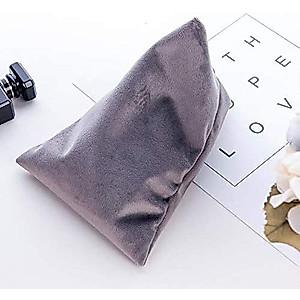 Mobile Phone Pillow Stand, Fabric Phone Stands Soft Cushion Holder Phone Sofa Pillow Cushion (Green)