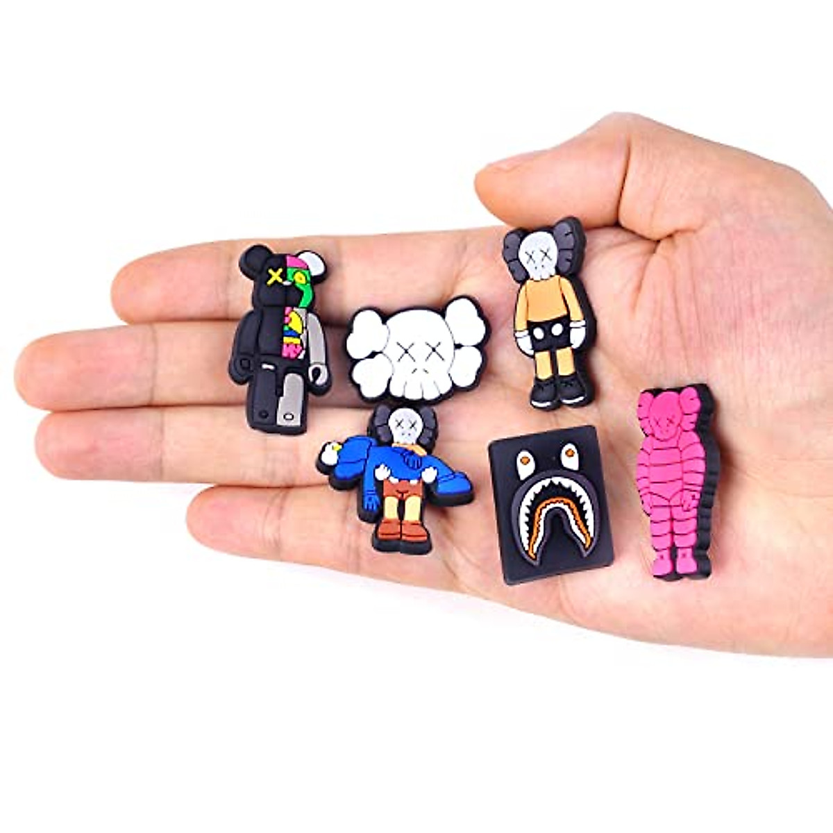 20PCS Anime Shoe Charms PVC Bear Charms for Croc Sandals Wristband Bracelet Decoration Charms Pins Party Favors for Kids Boys Girls Men Women Birthday Gifts, Party Supplies