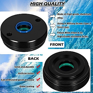 Marine Parts Power Tilt Cylinder End Caps/Glands Seals Kit Fit For Mercury V6 Units Gen 2 & 3 1991-2017 135 150 175 200 225 250 300 HP Verado Optimax EFI Carb replace 878239 FSM042