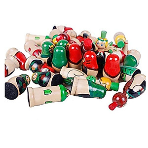 Chess Set Chess Pieces Chessman-Travel Nice Gift for Friends Game Collection Cartoon Character Type