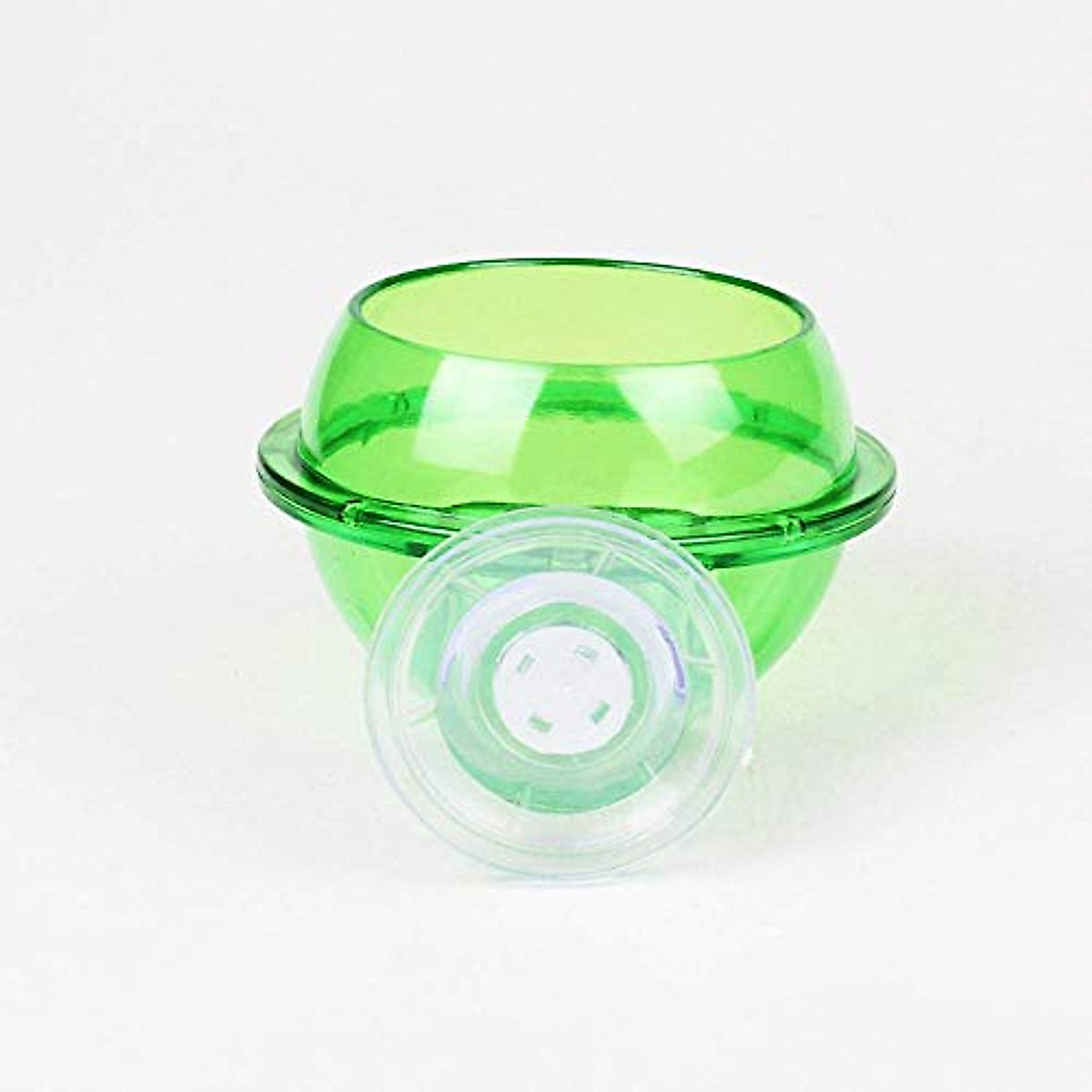 Suction Cup Reptile Feeder, Anti-Escape Reptile Food Bowl, Chameleon Bowl, Worm Live Fodder Container ,Translucent Home Pet Feeder Supplies Accessories for Tortoise Gecko Snakes Chameleon Iguana