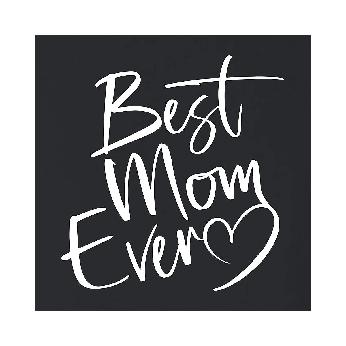 Go All Out Large Black Women Script Best Mom Ever Heart Idea Sweatshirt Hoodie