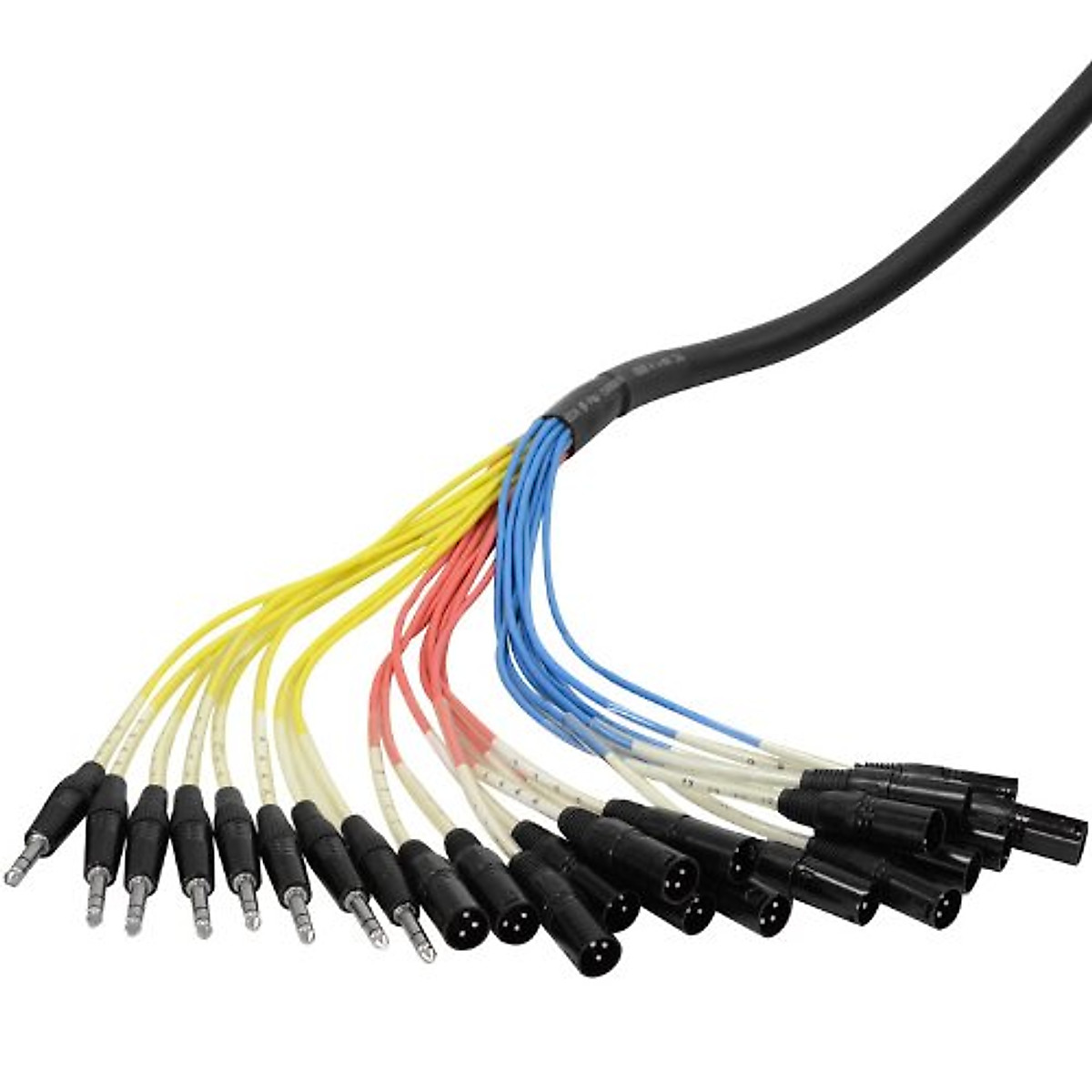 Seismic Audio - SAJT-16x8x50 - 16 Channel 50' XLR Snake Cable with 1/4" Returns