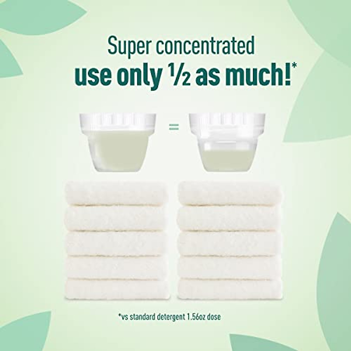 Amazon Brand - Presto! 99% Biobased Concentrated Liquid Laundry Detergent, Fragrance Free, 79.5 Oz, 106 Count