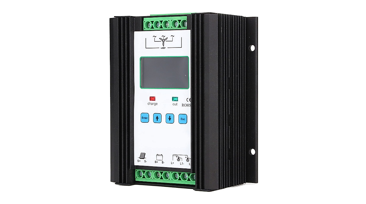 Wind Solar Hybrid Controller 600W - Smart Digital Regulator 12V/24V