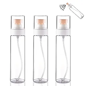 Cosywell Spray Bottle for Hair TSA Approved 3.4oz/100ml 3 Pack Leak Proof Travel Spray Bottles Refillable Plastic Travel Size Bottles for Perfume Skincare Toners Water Cosmetics (3Pink)