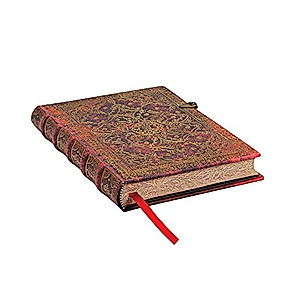 Paperblanks | Carmine | Equinoxe | Hardcover | Midi | Lined | Clasp Closure | 240 Pg | 120 GSM
