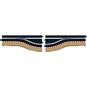 Scalextric Digital Pit Lane in and Out Track Left Hand 1:32 Slot Car Race Track C7014