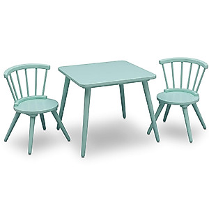 Delta Children Windsor 2 Chair, 3 Piece Set, Aqua