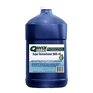 Qwix Mix Windshield Washer Fluid Concentrate, 1 Gallon Makes 500 Gallons - 100% Biodegradable Grime & Dirt Remover, Superior Commercial Grade Glass Cleaner, Single…
