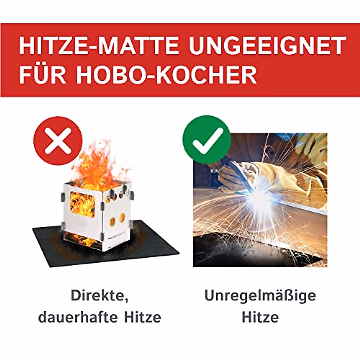 HIGH Temp Felt Plumbers PAD: Black, 12" X 12" X 1/8" Thick