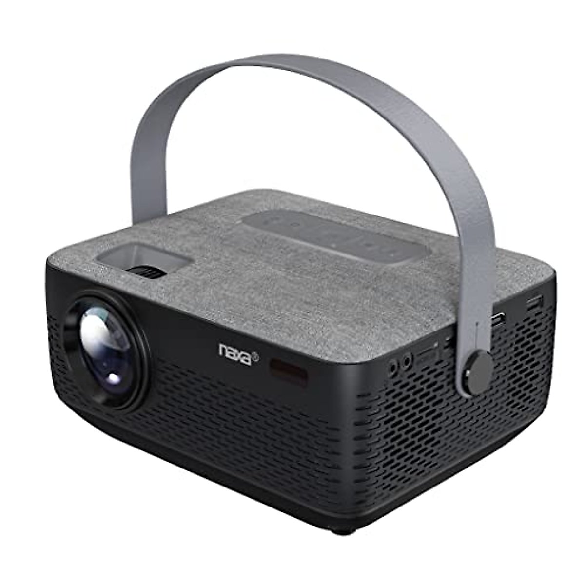 Naxa Electronics NYP-2003 Portable 100″ Home Theater 720P LCD Projector Player with Built-in Rechargeable Battery, Bluetooth, HDMI, USB 2.0, MicroSD Card Support, Black (NVP-2003)