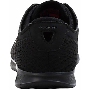 Skechers Women's Go Step Lite Dashi Walking Shoe,Black Mesh,9 M US