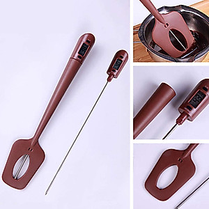 Scraper Kitchen Food Silicone Electronic Gadgets Long Probe Baking Spatula Tools Chocolate Digital Barbecue Portable Cooking