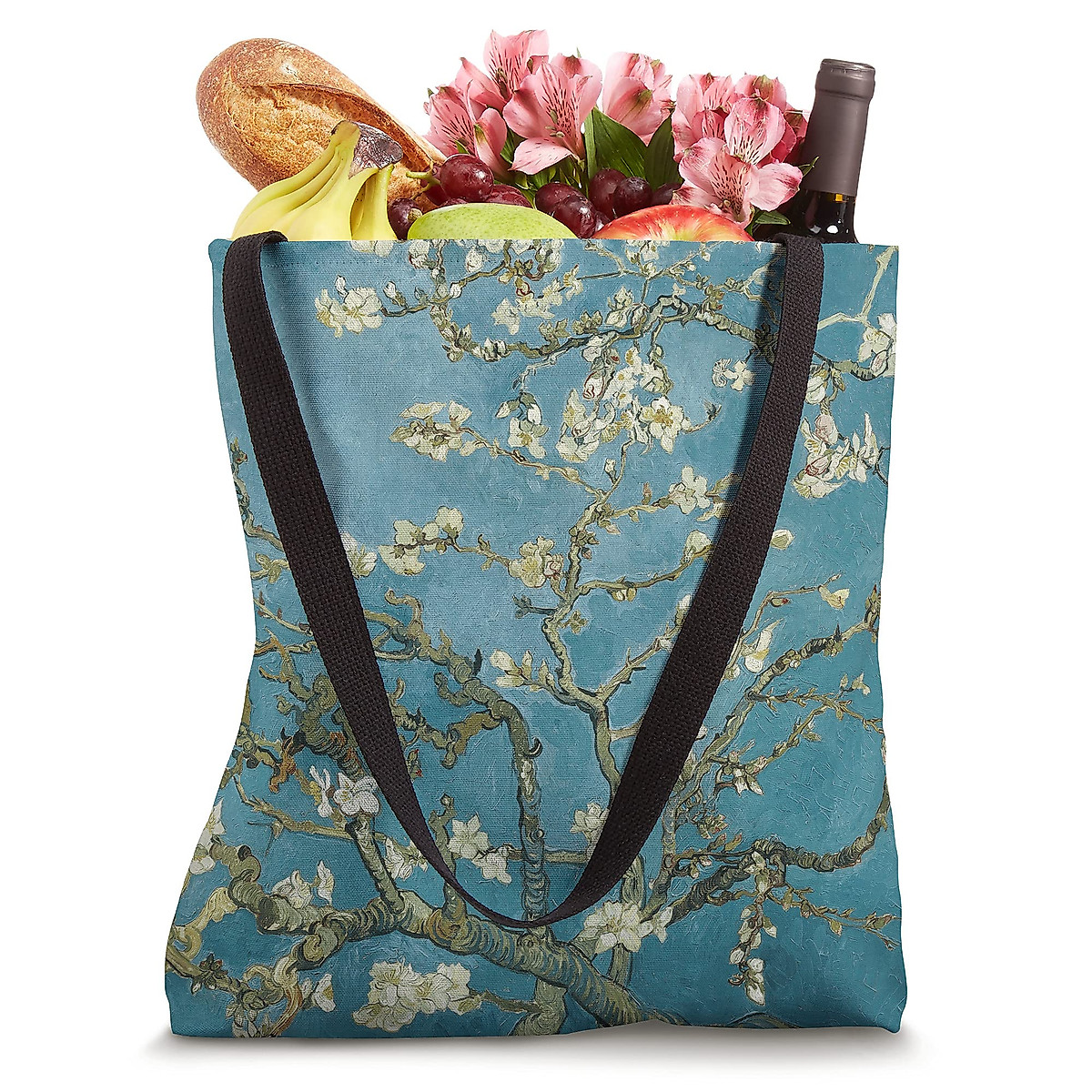 Almond blossom Van Gogh Canvas Aesthetic Tote Bag
