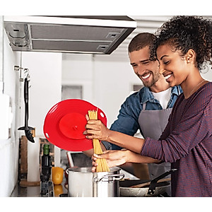 Boil Over Spill Stopper - Over Spill - Spill Stopper Lid Cover - Boil Over Disk - Spill Stopper Lid Cover Silicone Boil Over Safeguard Pot - No Spill Lids - Milk Spill Stopper - Pot Boiling Over