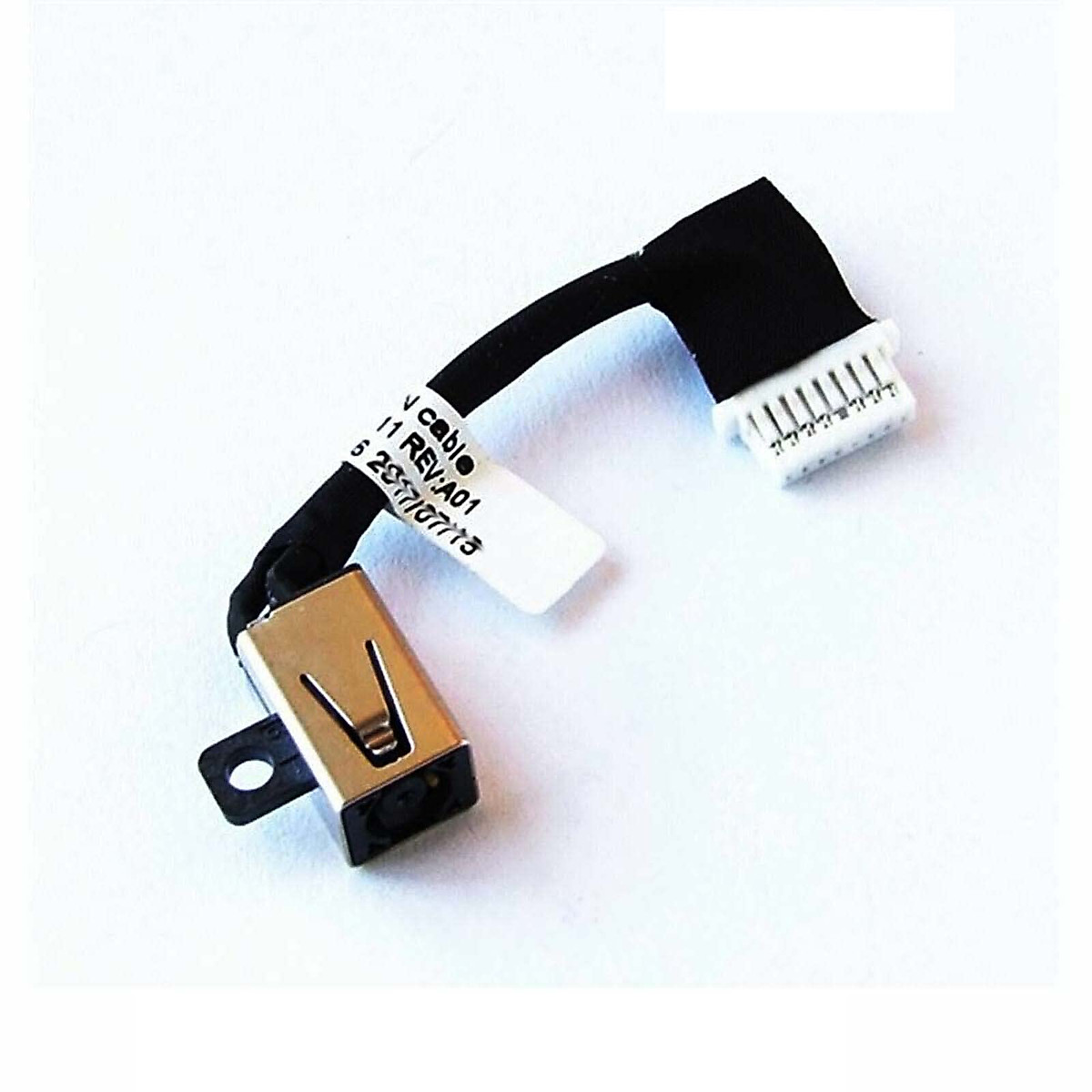 ALIXCE AC DC Power Jack Socket Cable Harness for Dell Inspiron 13 7370 7373 i7370 i7373 P83G001 13 I7373-5558GRY-PUS, P/N: 03FYH0 KR13 450.0B502.0011 450.0B502.0001 CN-03FYH0