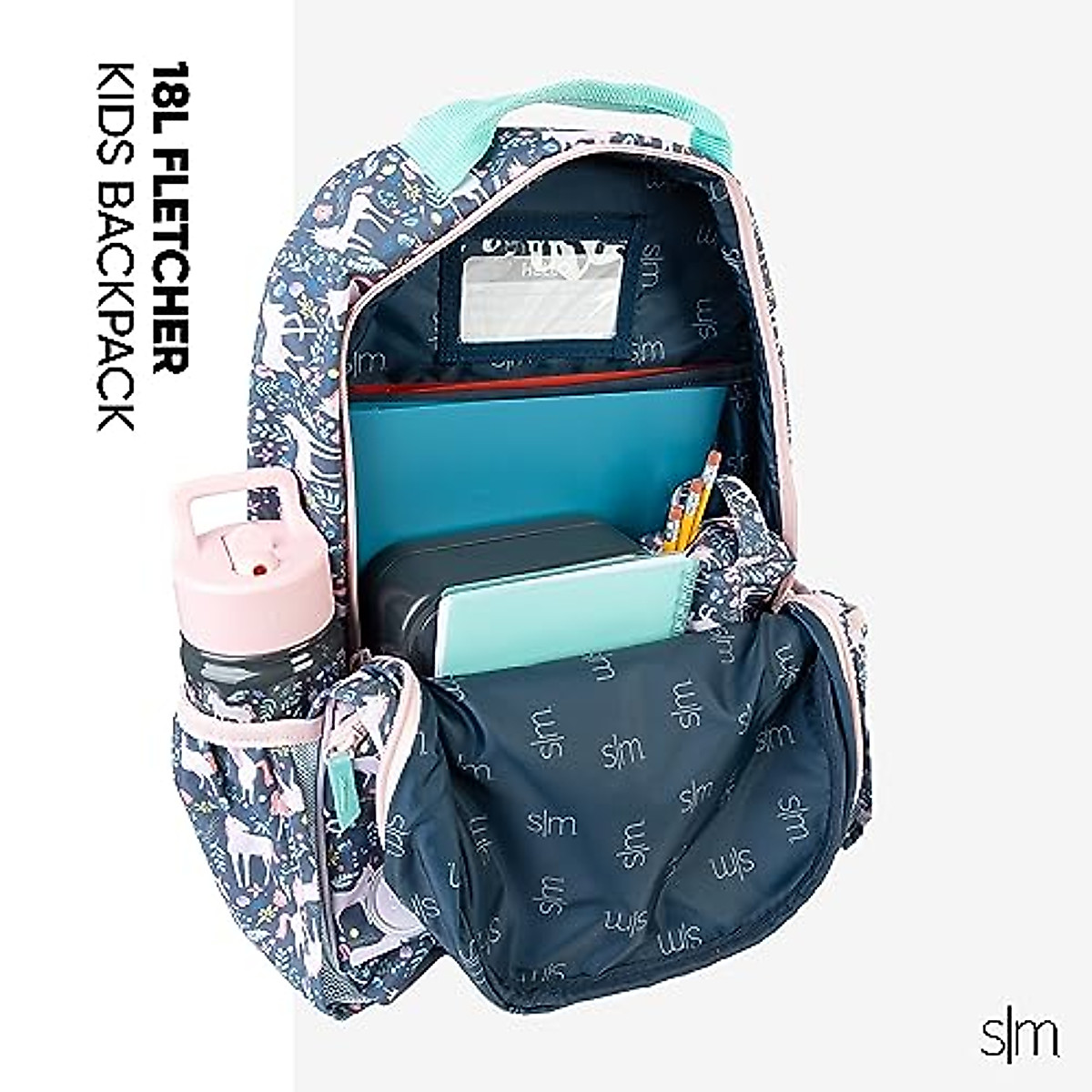 Simple Modern Marvel Kids Backpack for School Boys | Avengers Elementary Backpack for Teen | Fletcher Collection | Kids - Large (16" tall) | Captain America Shield