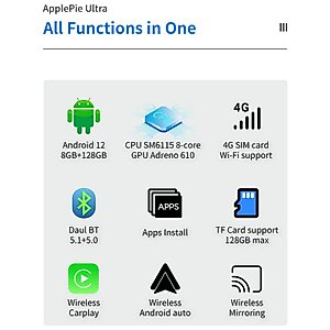 EXPLOTEC AI 996 Max Wireless CarPlay Android 10 OEM Car Audio Receiver