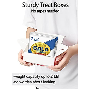 Happyhiram 25 Pcs Party Treat Boxes Pink for Girls, 6 Inch Candy Boxes Party Favors with Handle Paper Cookie Gift Bags Gable Boxes Snack Goodie Bags for Kids Unicorn Peppa Pig Barbie Theme Birthday Baby Shower Bridal Shower