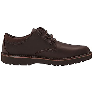 Clarks Men's Eastford Low Oxford, Dark Brown Leather, 10.5