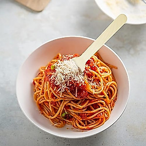 Sihuuu Disposable Wooden Forks, Natural Birch Wood Forks, Cutlery Taster, Green Plain Forks(100 PCS)