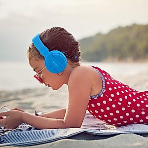 Kids Headphones, Gorsun Lightweight Stereo Wired Children's Headsets for Kids Adults Adjustable Headband Toddler Headset for Smartphones Computer Pad Earphones