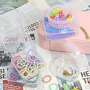 Lohoee 8Pcs Clear Game Tokens Storage Containers,Clear Organizer Storage Box Containers,Board Game Storage Containers for Small Items,Game Pieces,Craft Projects,Components,Dice,Tokens, Accessories