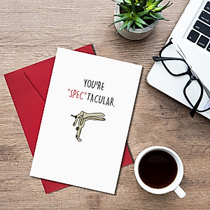 Funny You're Spectacular Card, Cute Thank You Card for OB GYN Midwife, Lovely Medical Themed Greeting Card