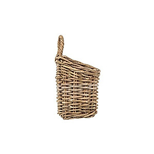 Kobo Wall Basket, Small, Gray-Brown
