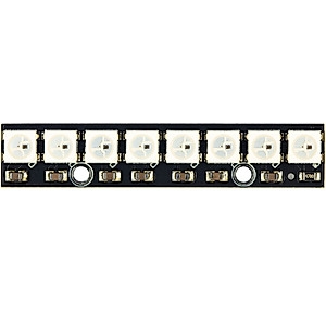 10pcs WS2812 5050 LED Light Stick 8 Bit RGB LEDs with Integrated Driver Board for Arduino Raspberry Pi Mirco:bit Project
