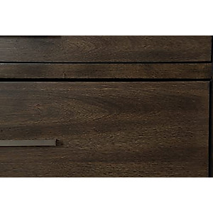 Signature Design by Ashley Wittland Mid-Century Modern 6 Drawer Dresser, Dark Brown