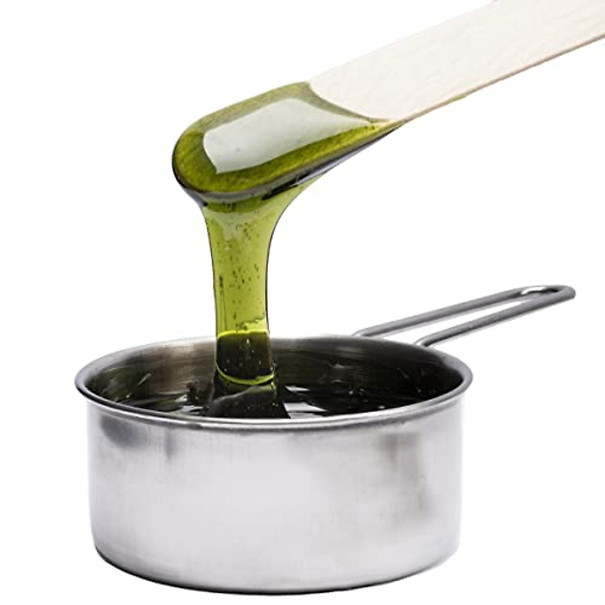 Parissa No-Strip Face & Lip Hot Wax Kit for Short & Coarse Hair Removal At-Home Waxing Kit on Face, Chin, and Upper Lip, Blue