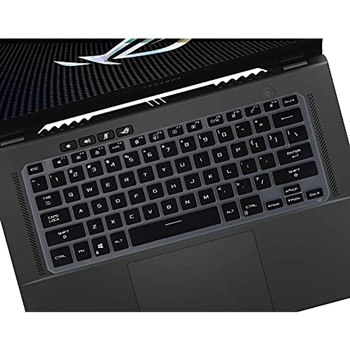 Keyboard Cover for ASUS ROG Zephyrus G14 GA402 2023 2022, Zephyrus M16 GU604 GU603, ROG Zephyrus G15 GA503 & Zephyrus G16 GU603, TUF Dash F15, ROG Zephyrus G14 GA402 2023 Keyboard Skin - Black