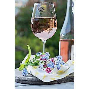 Animal Wine Charms Set of 6 Safari Themed Magnetic Wine Glass Drink Markers