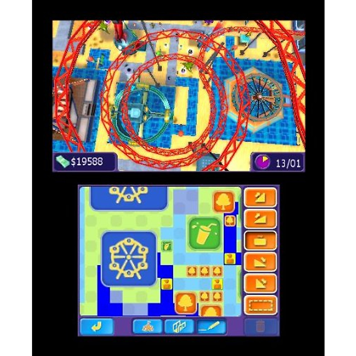 Rollercoaster Tycoon - Nintendo 3DS