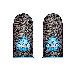 SamFansar Gaming Finger Gloves 1 Pair Useful Comfortable Mobile Game Thumb Gloves A