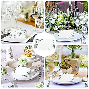 Pack Of 100 Elegant Wildflower Place Cards Table Setting Card Elegant Seating Cards For Weddings And Special Event