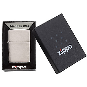 Zippo 200 Classic Brushed Chrome Pocket Lighter