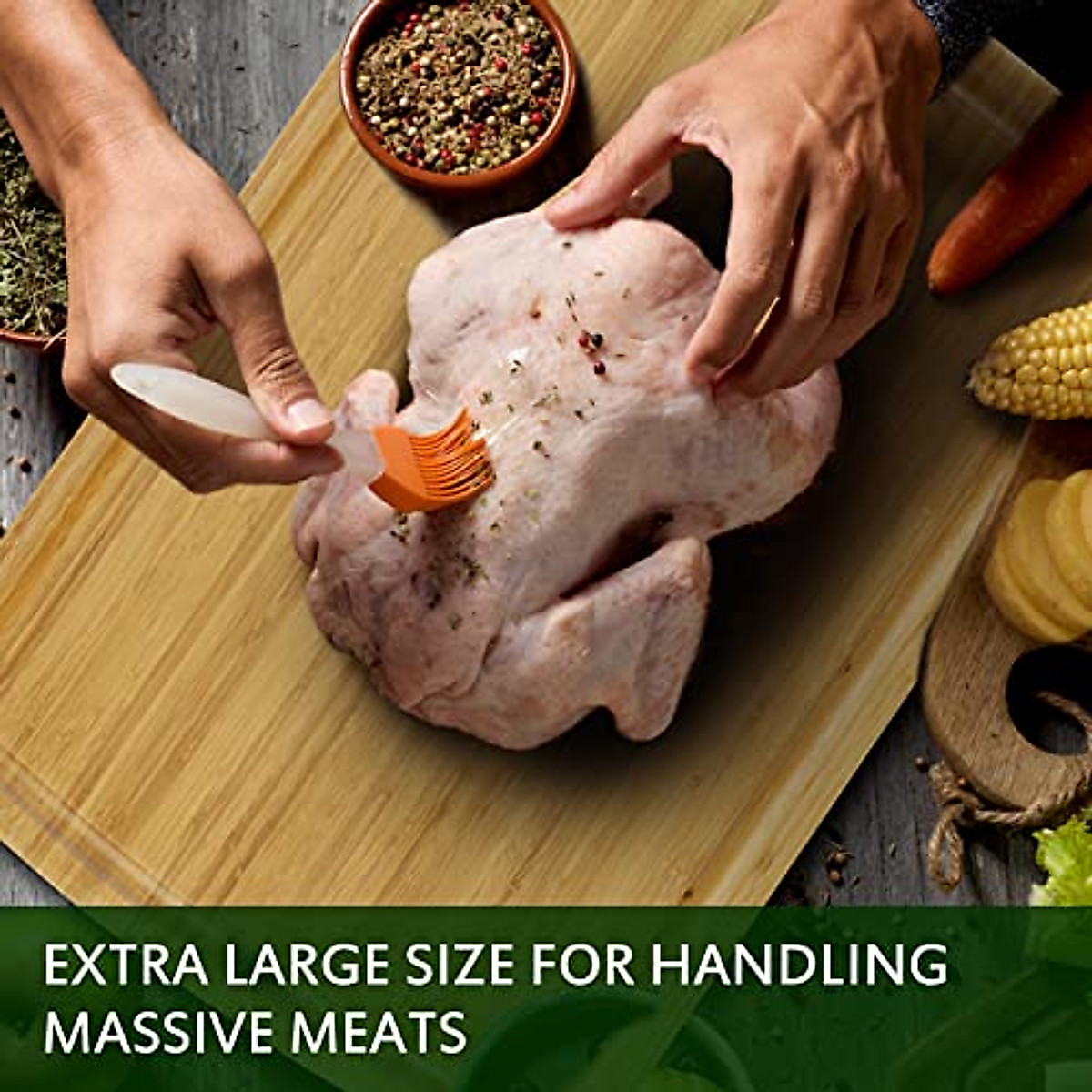 30x20 Bamboo Wood Cutting Board for Kitchen, Extra Large Cutting Board with Juice Groove, Over Sink Cutting Board, Stove Top Cover, Noodle Board Stove Cover