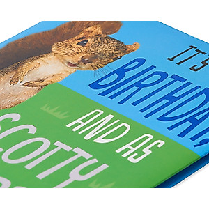 American Greetings Funny Birthday Card (Squirrel)