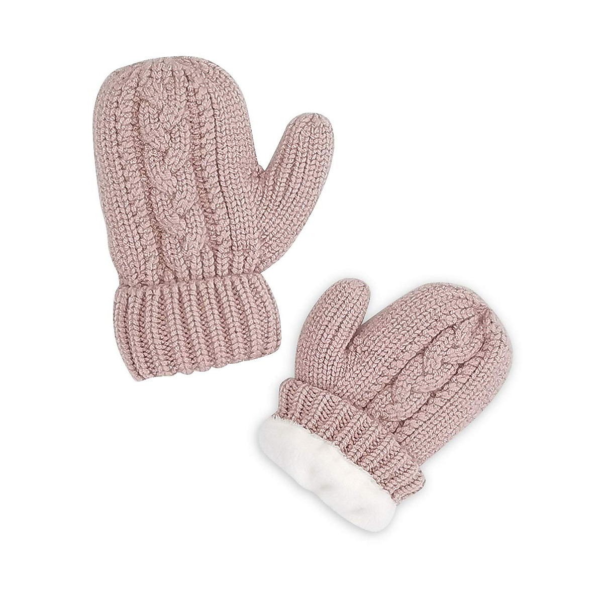 Baby Winter Hat Scarf Mitten Set, Unisex Infant Toddler Kids Hat Scarf (Pink-B, 2-5 Years)