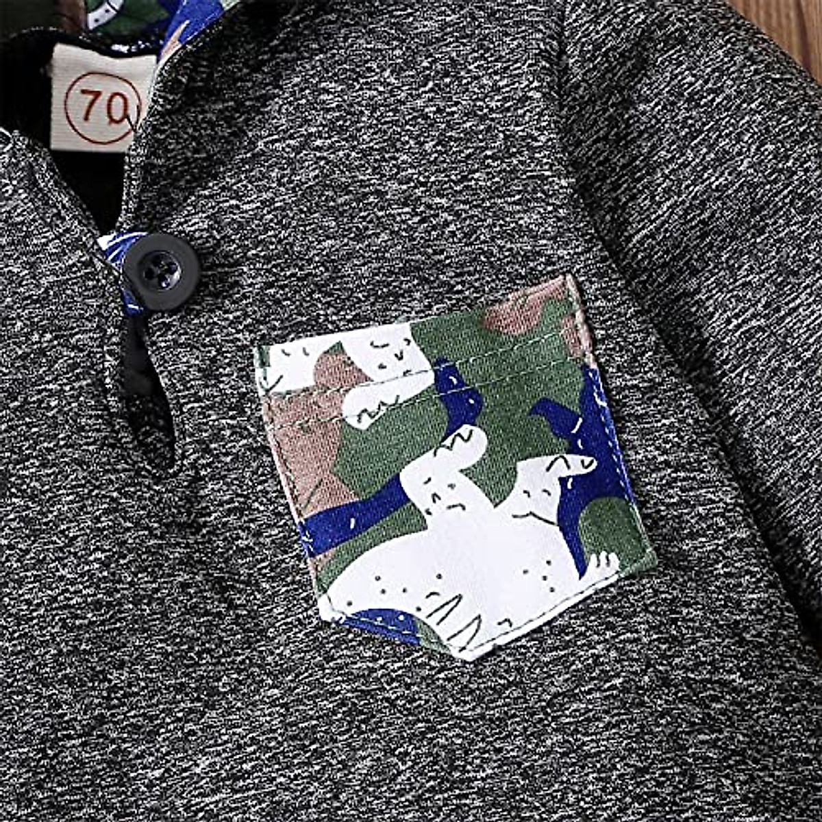 Viworld Toddler Baby Boy Clothes Infant Long Sleeve Hoodie Tops Dinosaur Print Pants Fall Winter 2pcs Outfit Set (Grey, 3-4T)