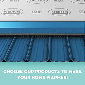 Sthovd 12 in Inside Classic Rib Profile Foam Closure Strips Fit for Metal Roofing Panels 3 ft Long Roof Closure Strips (10 Pieces)