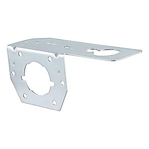 CURT 58210 Vehicle-Side Trailer Wiring Harness Mounting Bracket for 4-Way or 6-Way Round