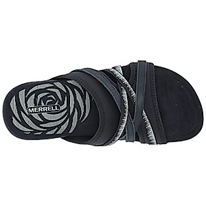 Merrell Women's Terran 3 Cush Slide Sandal, Navy, 7 Wide