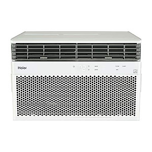 Haier Window Air Conditioner 14000 BTU, Wi-Fi Enabled, Energy-Efficient Cooling for Large Rooms, 14K BTU Window AC Unit with Easy Install Kit, Control Using Remote or Smartphone App
