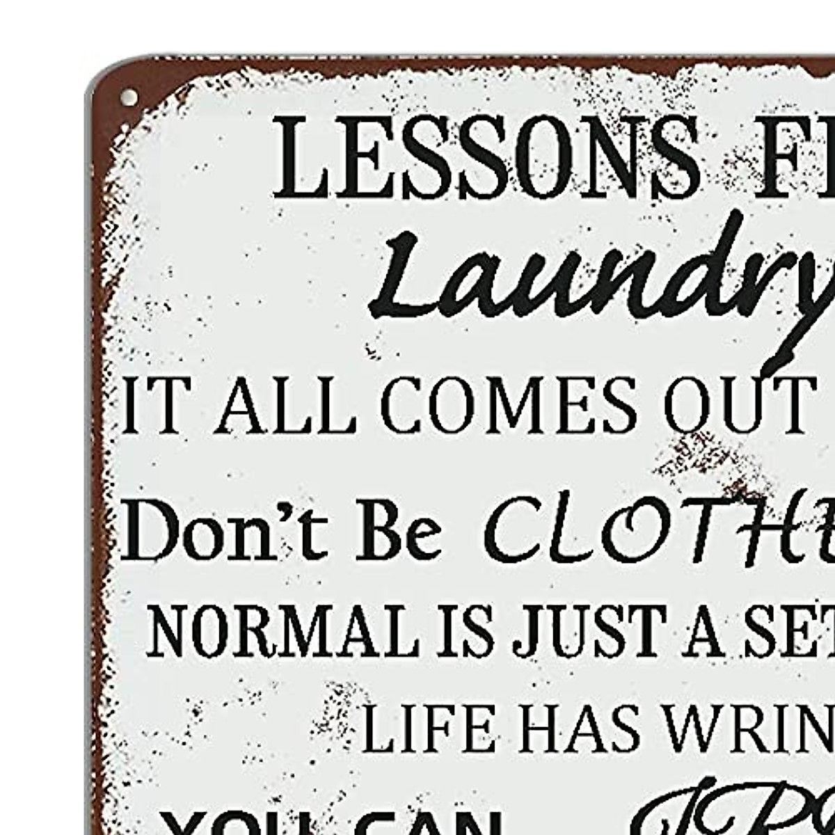 christmas decorations gifts for men womens Funny Laundry Room Rules Metal Tin Sign Wall Decor Rustic Farmhouse Laundry Sign for Home Decor Gifts 8 x 12 inch