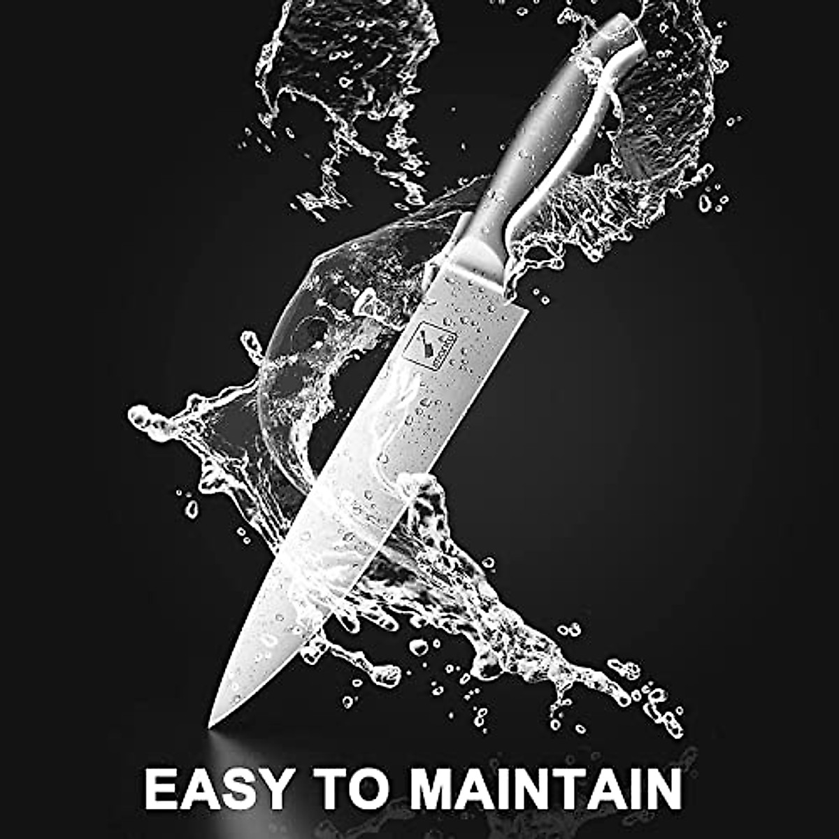 Knife Sets for Kitchen with Block, imarku 15-Pieces High Carbon German Steel Kitchen Knife Set, Ultra Sharp Knife Block Set with Built-in Sharpener, Kitchen Gadgets 2023, Gifts for Mom and Dad