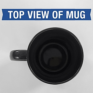 Custom Mug with Picture Text, Photo Name Logo - Personalized Coffee Mugs, Customized Ceramic Cups, Tazas Personalizadas - Birthday Wedding Christmas Day Gifts for Women Men Mom Dad Family (15oz Black)